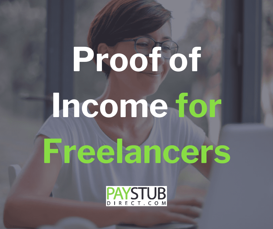 Proof of Income for Freelancers